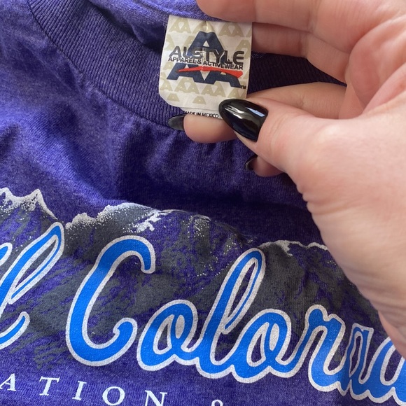 Tops | Vail Colorado Elevation Purple Vail Tourist Merch Longsleeve ...